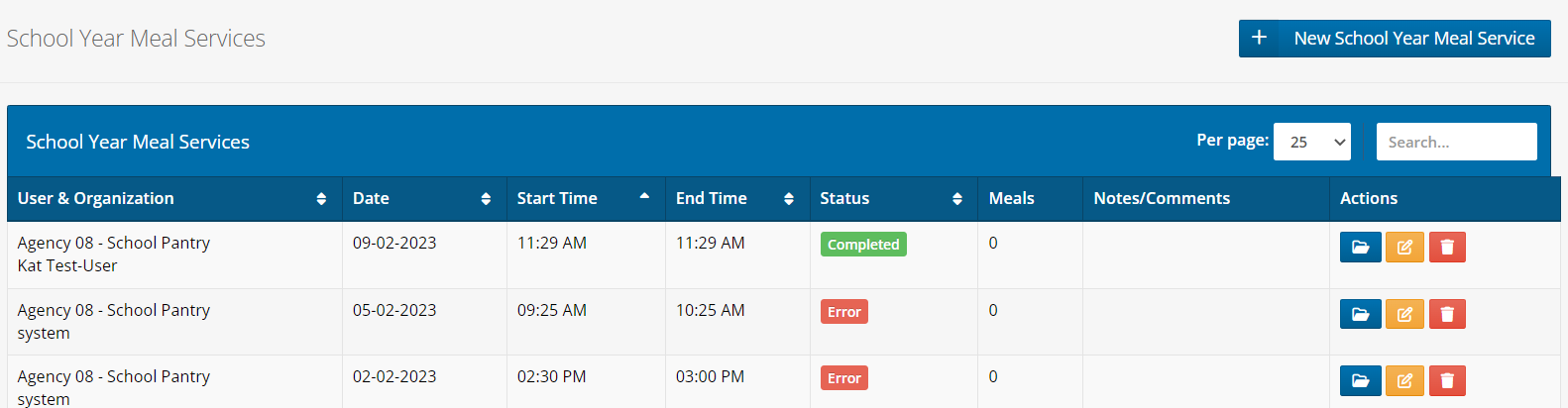 Error Log feature – Link2Feed